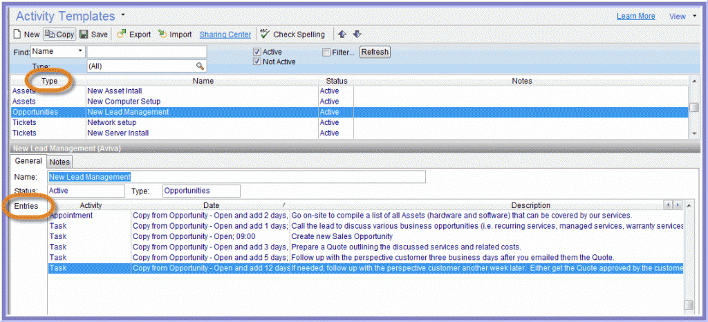 Saving Time with Activity Templates - RangerMSP