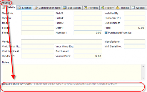 New feature in version 7.0: Ticket Labels